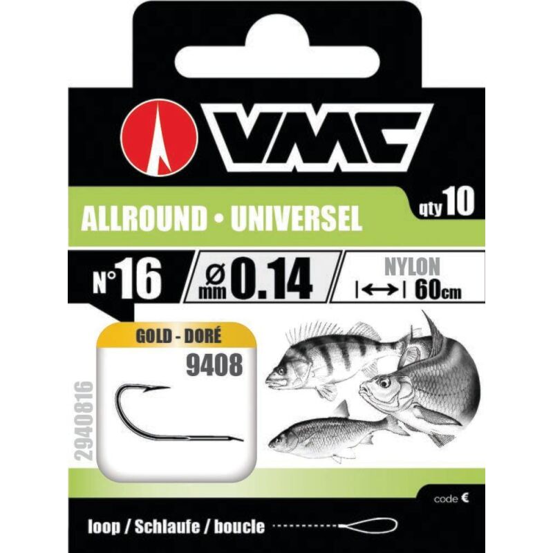 VMC Allround Gold Vorfachhaken, 60 cm #10, 0,20mm kaufen!